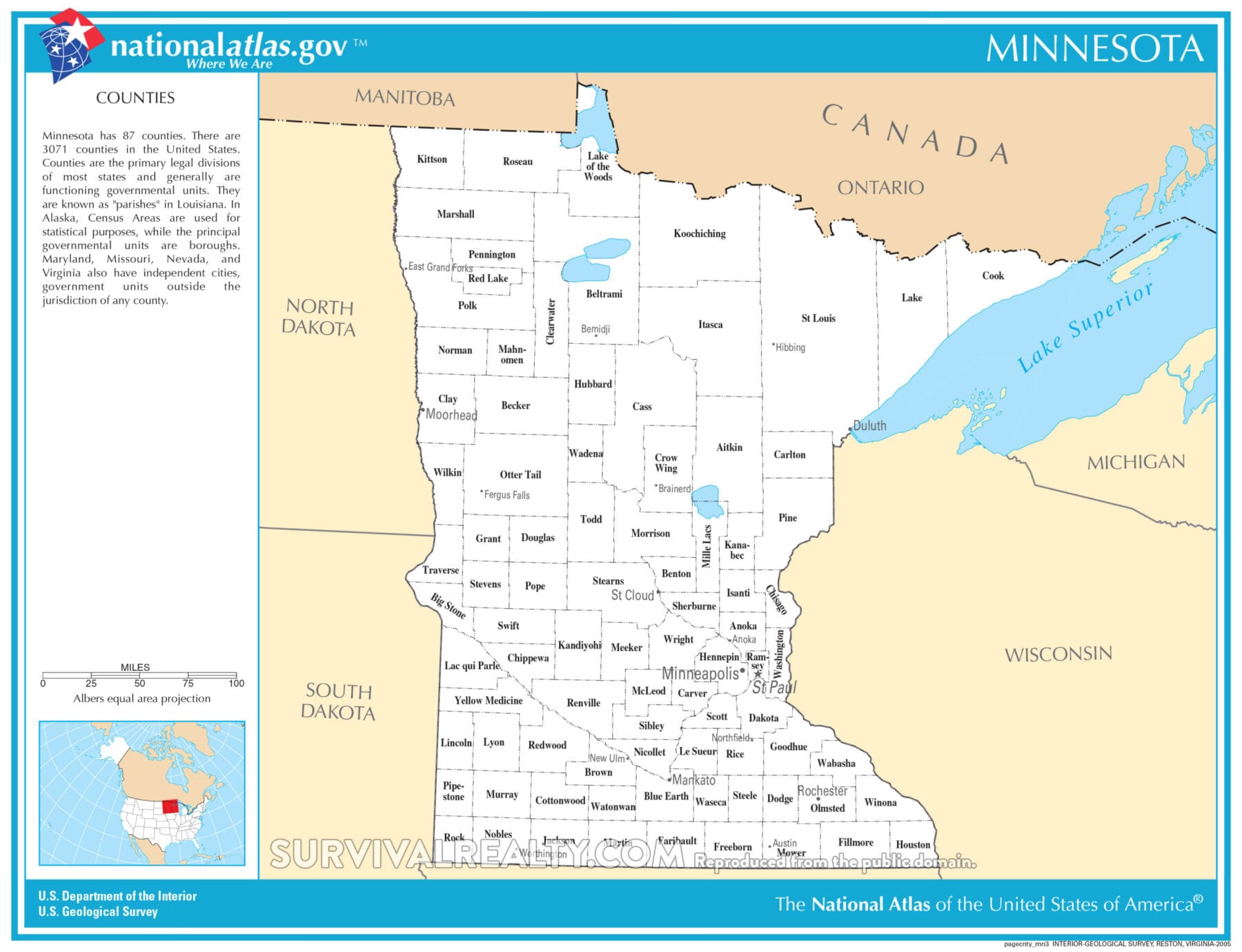 Minnesota - SurvivalRealty.com