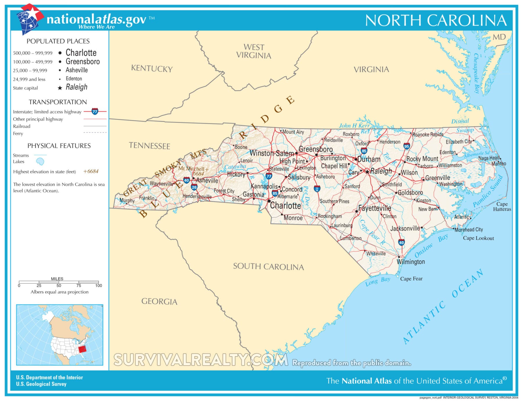 North Carolina - SurvivalRealty.com