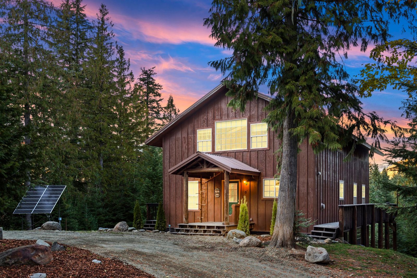 Off Grid Custom Home + Cabin on 37.7 Acres With 3 Year-Round Creeks ...