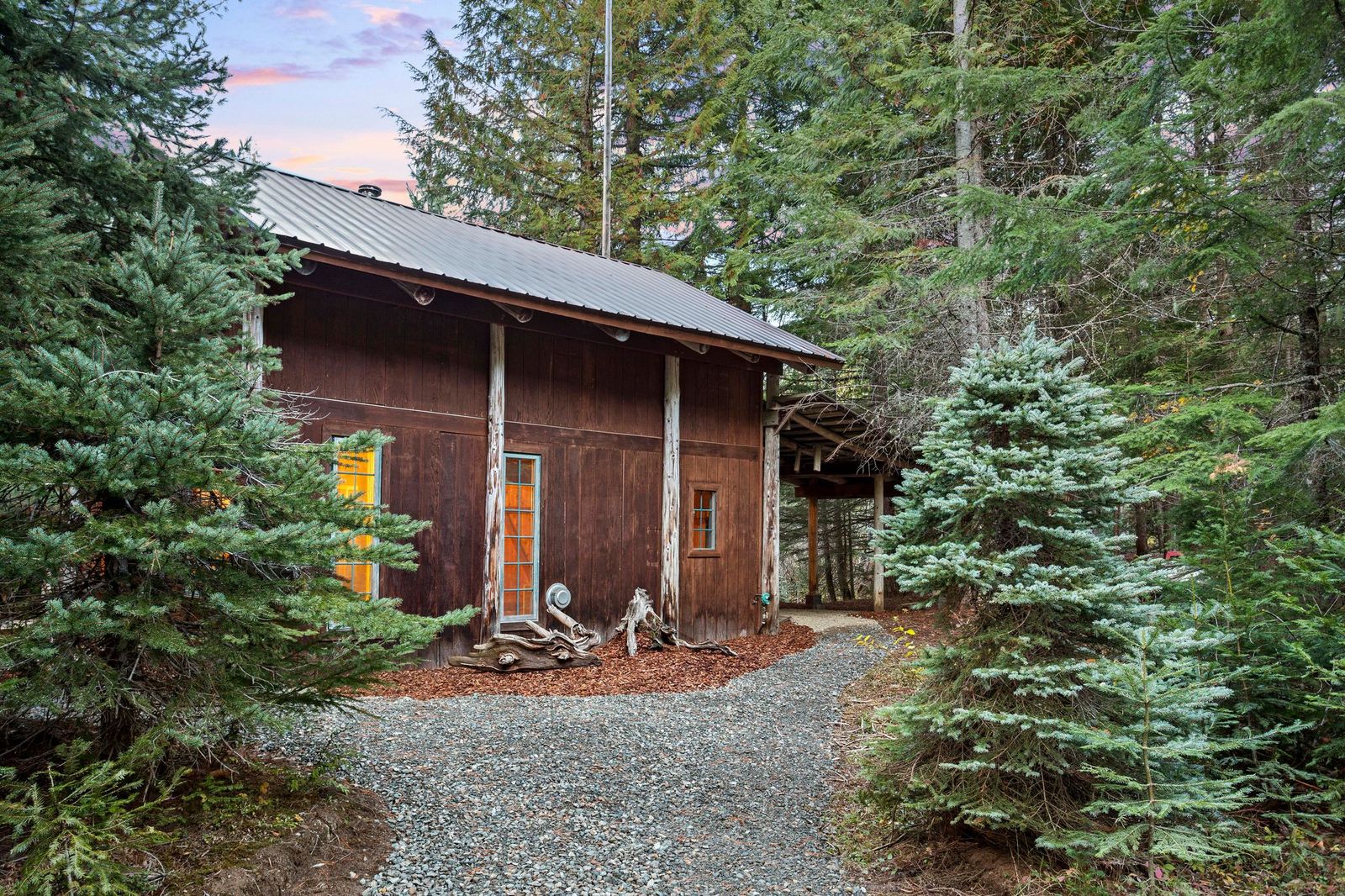 Off Grid Custom Home + Cabin on 37.7 Acres With 3 Year-Round Creeks ...