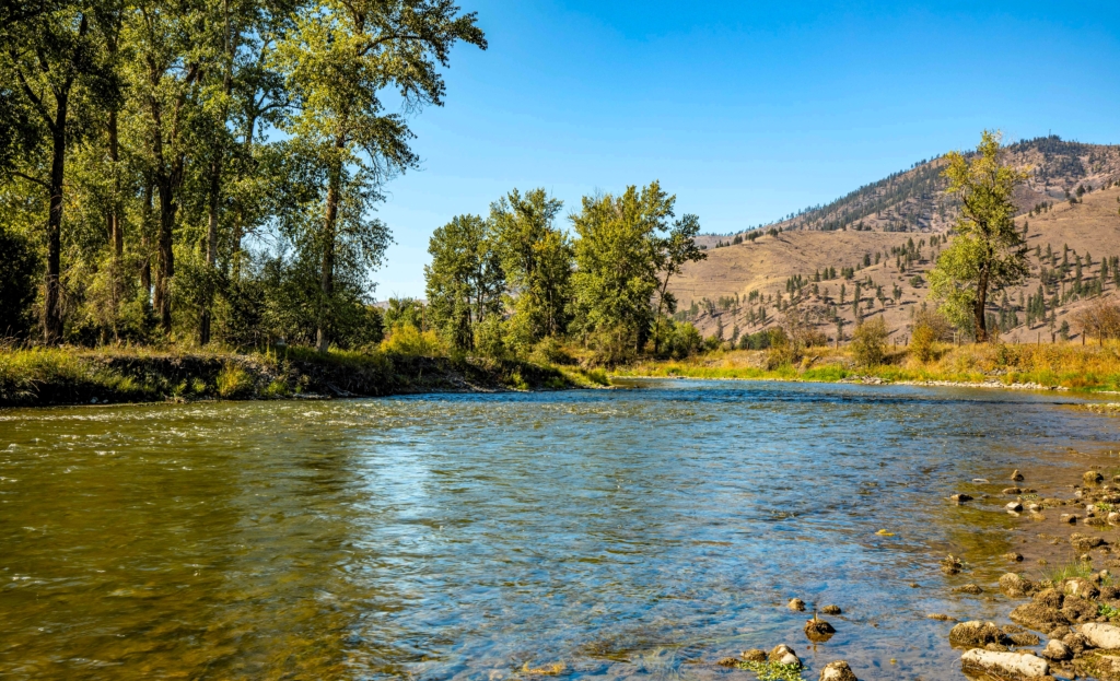 199 acres, 1000' abandoned train tunnel, Clark Fork River frontage ...